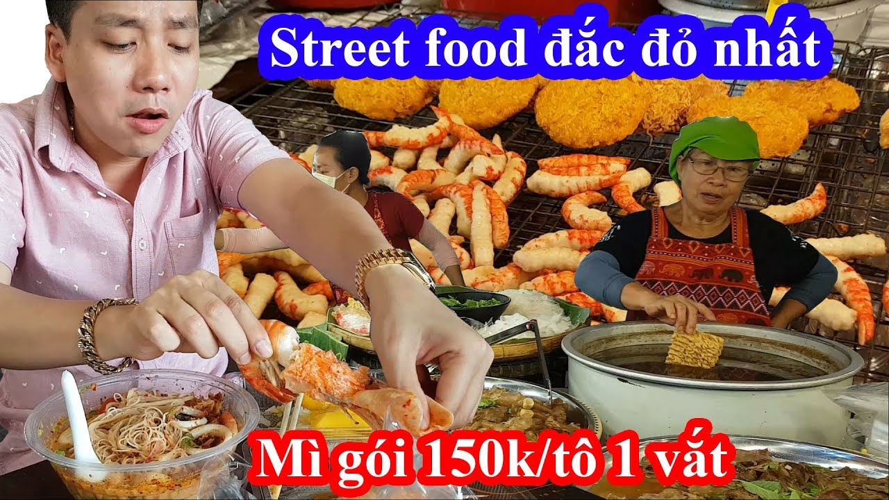 Liều mạng vào khu street food vỉa hè có giá ngang ngửa nhà hàng và cái ...