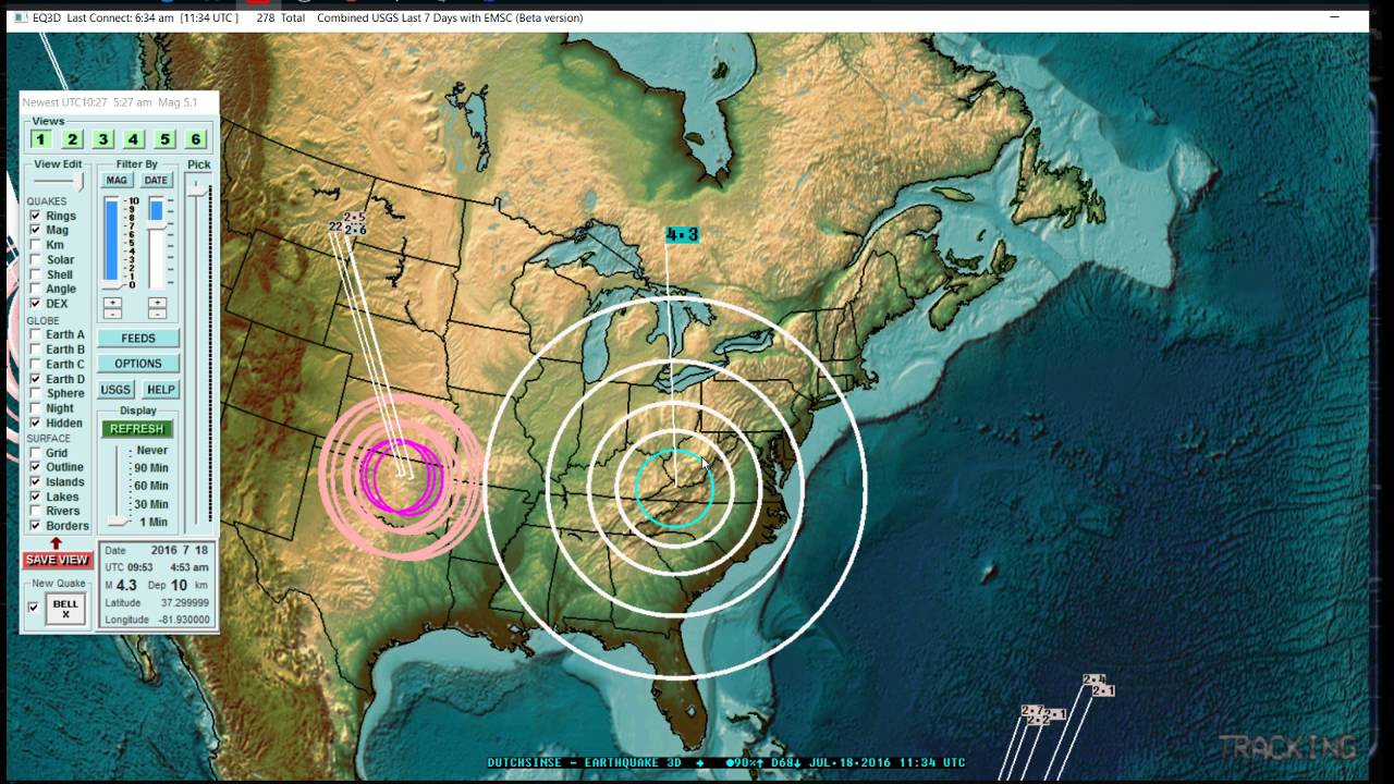 7/18/2016 --Large EAST COAST Virginia Fracking Earthquake - USGS is not ...