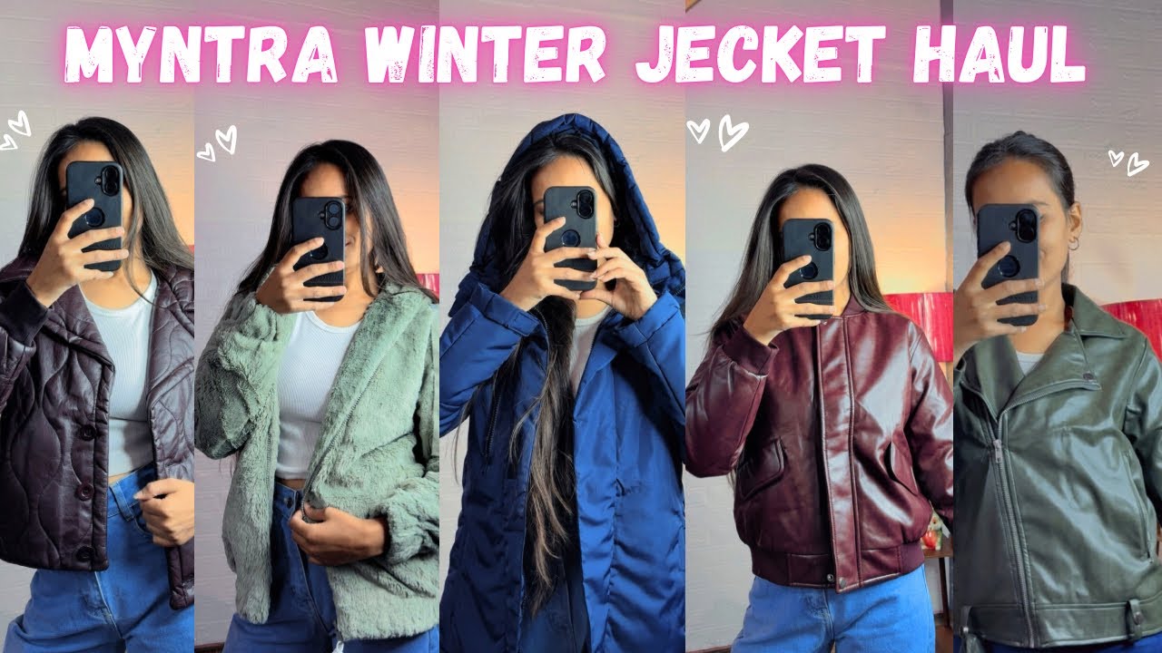 Myntra's Insane Winter Jackets (and How to Style Them) - YouTube