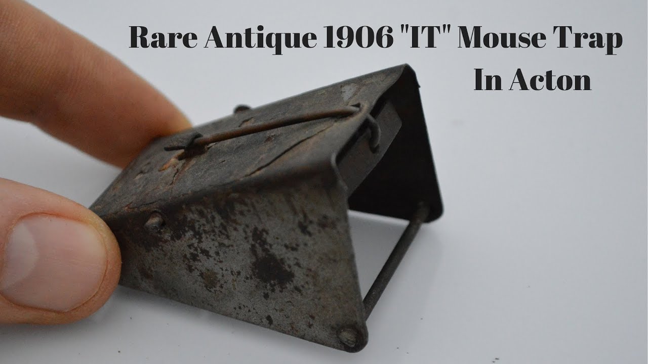 Rare Antique 1906 "IT" Mouse Trap In Action. - YouTube
