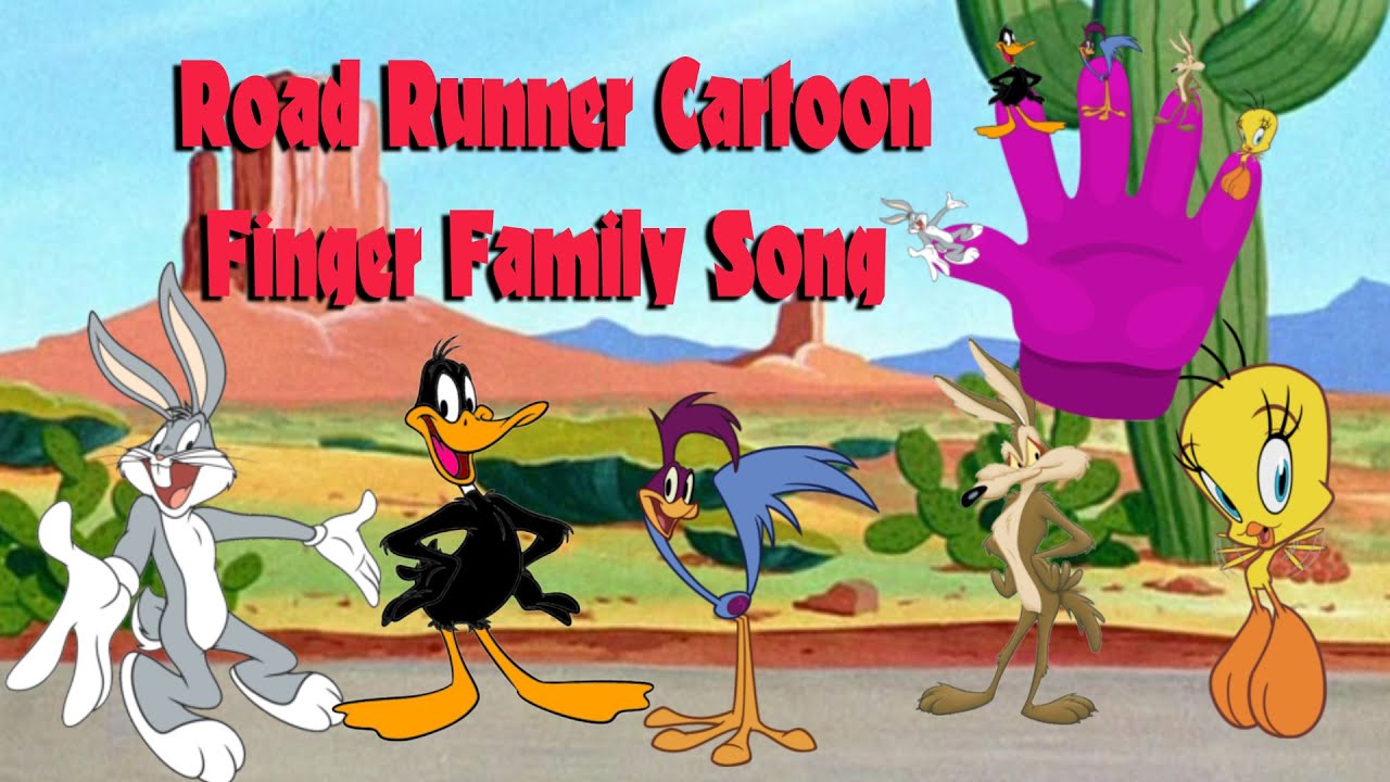 Road Runner Cartoon Finger Family Song | Nursery Rhymes for Children's ...