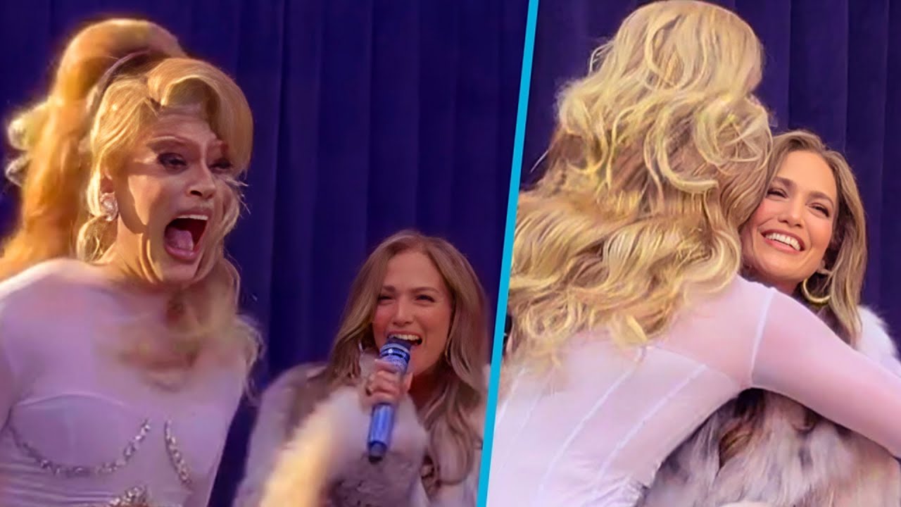 Jennifer Lopez SHOCKS drag queen Jo Lopez based on her - YouTube