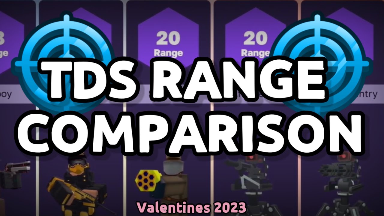 TDS Comparison | Which Tower Has The Most Range? || Tower Defense ...