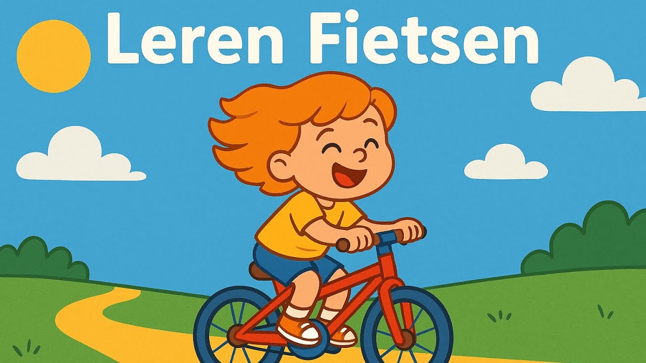 Leren Fietsen | Kinderliedje over Oefenen en Doorzetten | Liedje voor ...