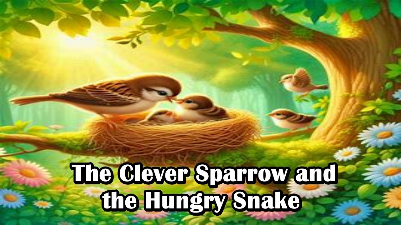 The Clever Sparrow and the Hungry Snake | Moral Story for Kids ...