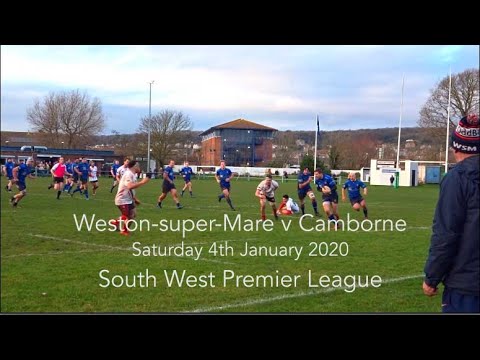 Weston RFC v Camborne RFC 4th January 2020 - YouTube