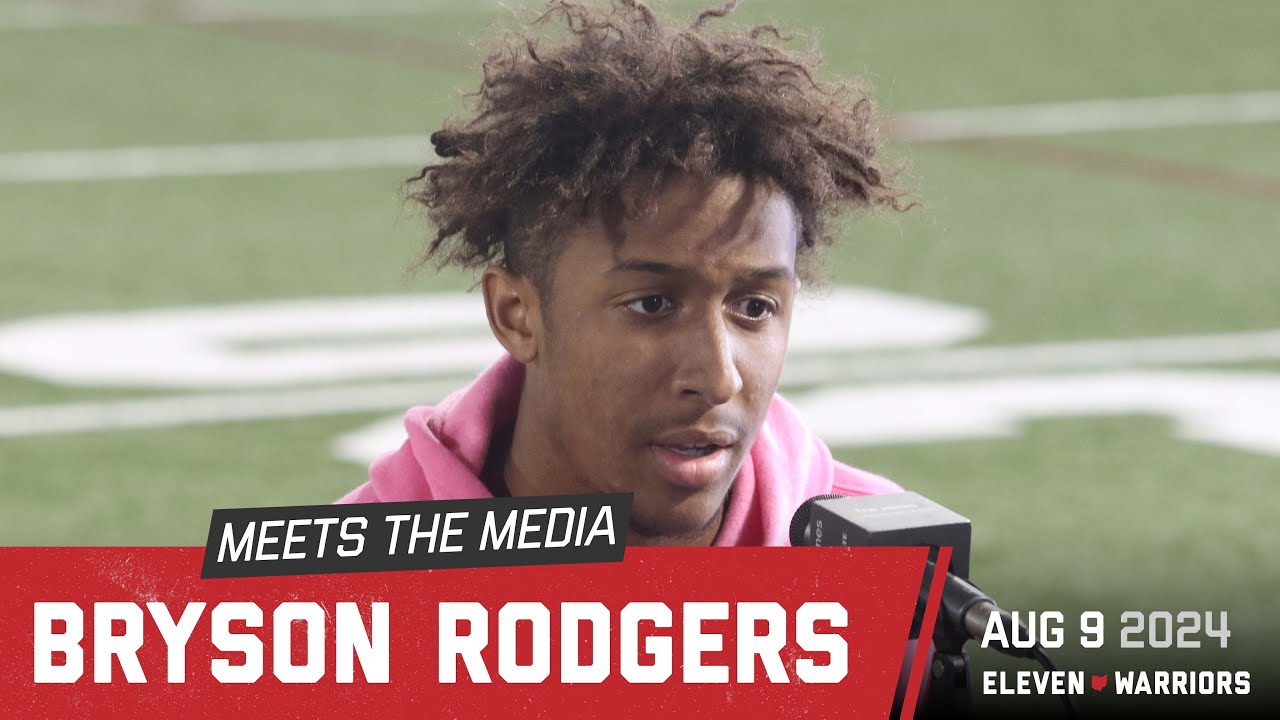 Bryson Rodgers talks about decision to return to Ohio State, OSU's WR ...