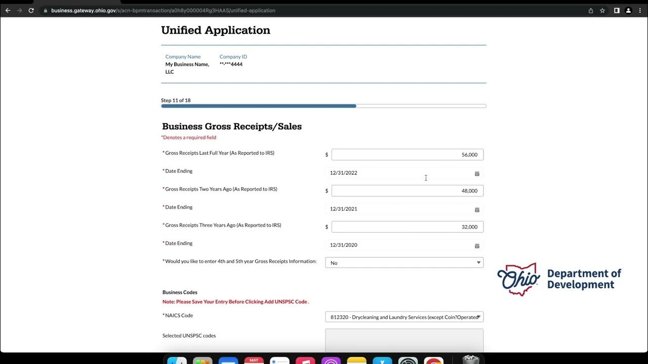 Development Teaches: Ohio Business Gateway Unified Application Tutorial - YouTube