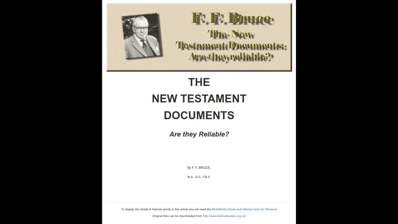 New Testament Documents Are They Reliable By Frederick Fyvie Bruce new-testament-documents-are-they-reliable-by-frederick-fyvie-bruce