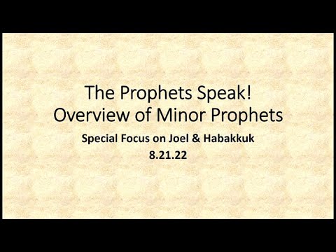 The Prophets Speak! - YouTube