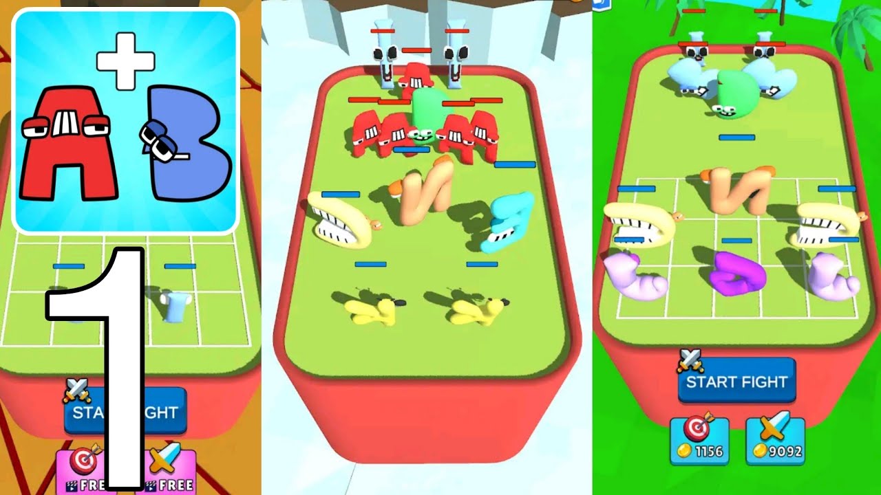 MERGE ALPHABET : MERGE ABC NEW GAME PLAY - YouTube