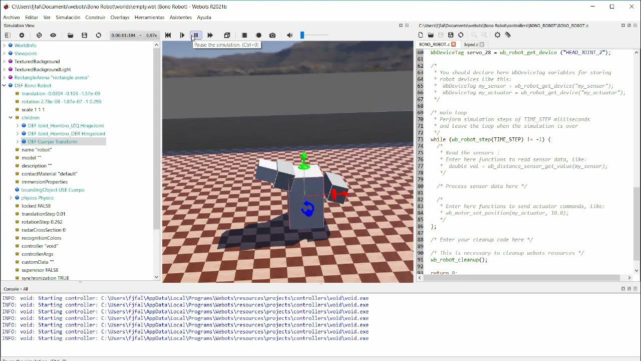 Creando Robot con Webots - YouTube