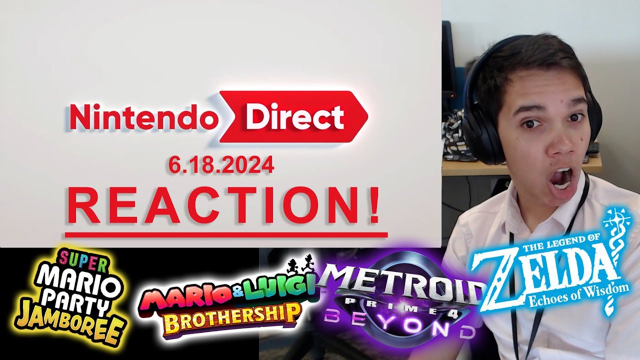 NEW ZELDA, METROID PRIME 4, MORE MARIO?!?! | Nintendo Direct 6.18.24 ...