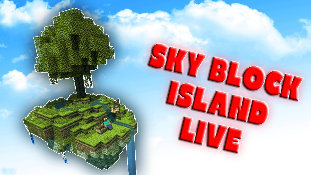 🔴 MINECRAFT Sky Island Live With IB GAMES | A new Jurney Begins | # ...