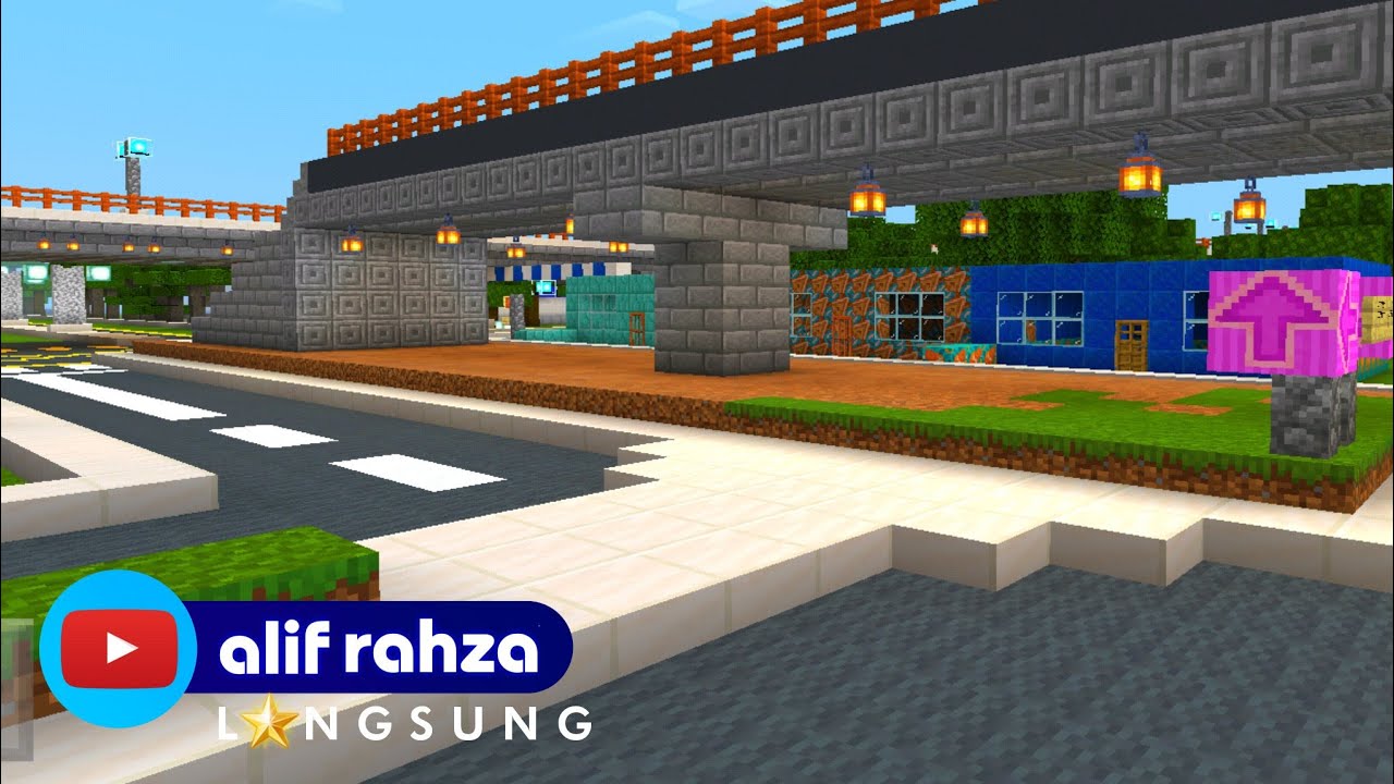 Jalan-jalan Keliling Kota Interpolis Di Minecraft - YouTube