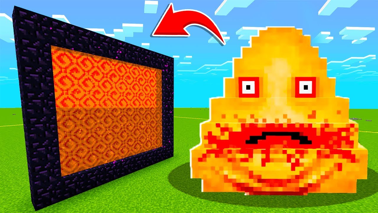 How To Make A Portal To The POU'S REVENGE Dimension In Minecraft - YouTube