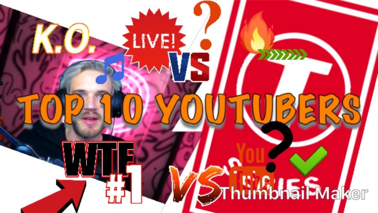 Top 10 most subscribed YouTube channels 2018 |Top news |watch till end ...