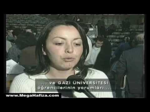Gazi Üniversitesi'nde Hafıza Gösterisi - Mega Hafıza