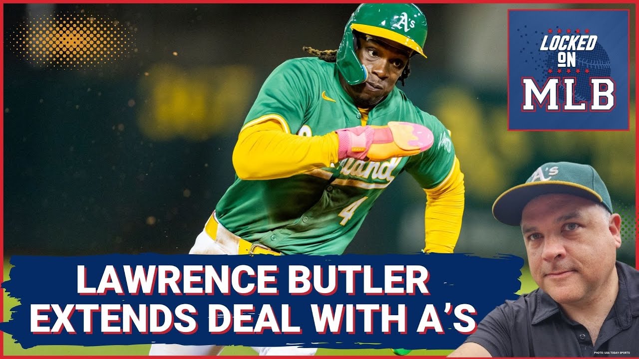 A's Extend Lawrence Butler For Seven Years - YouTube
