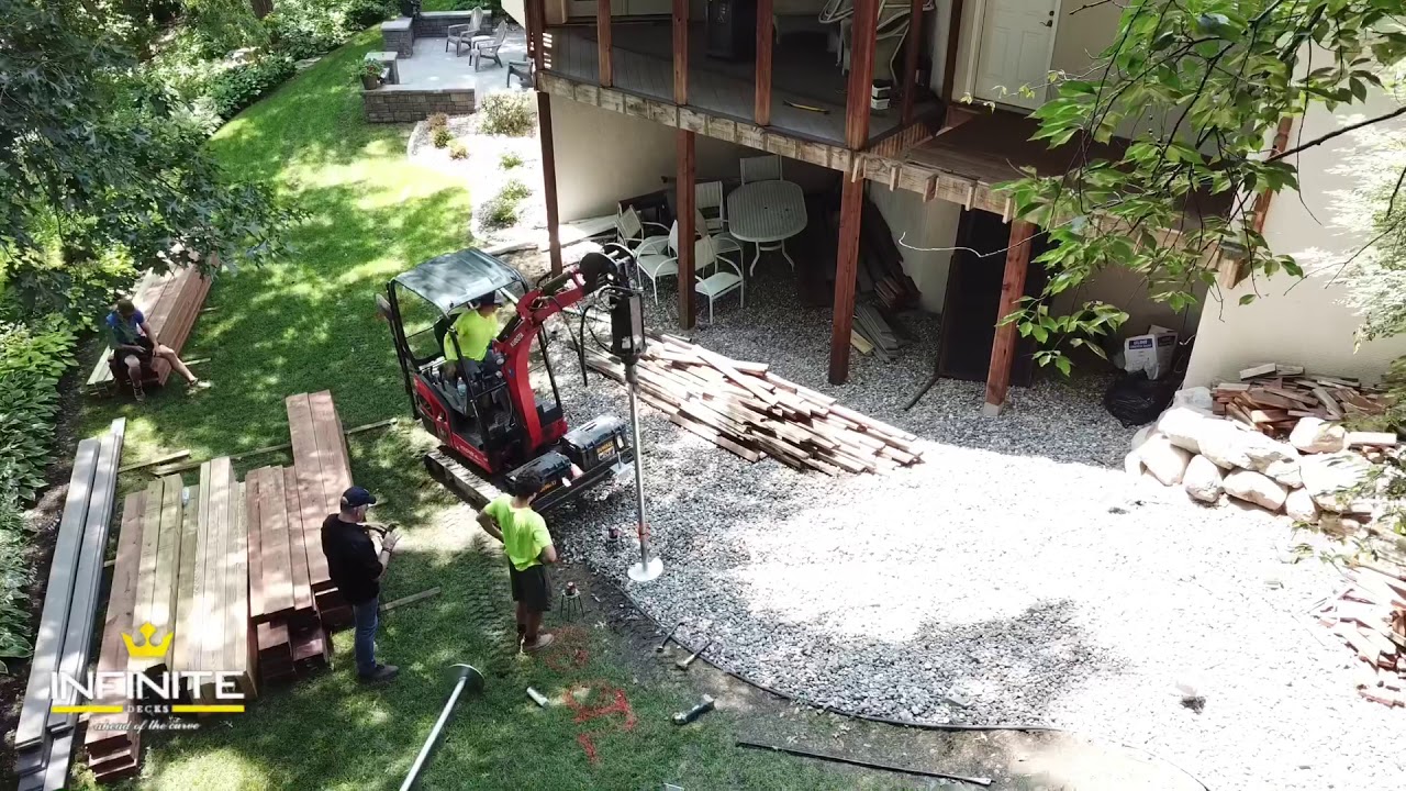 GoliathTech helical pile install - YouTube