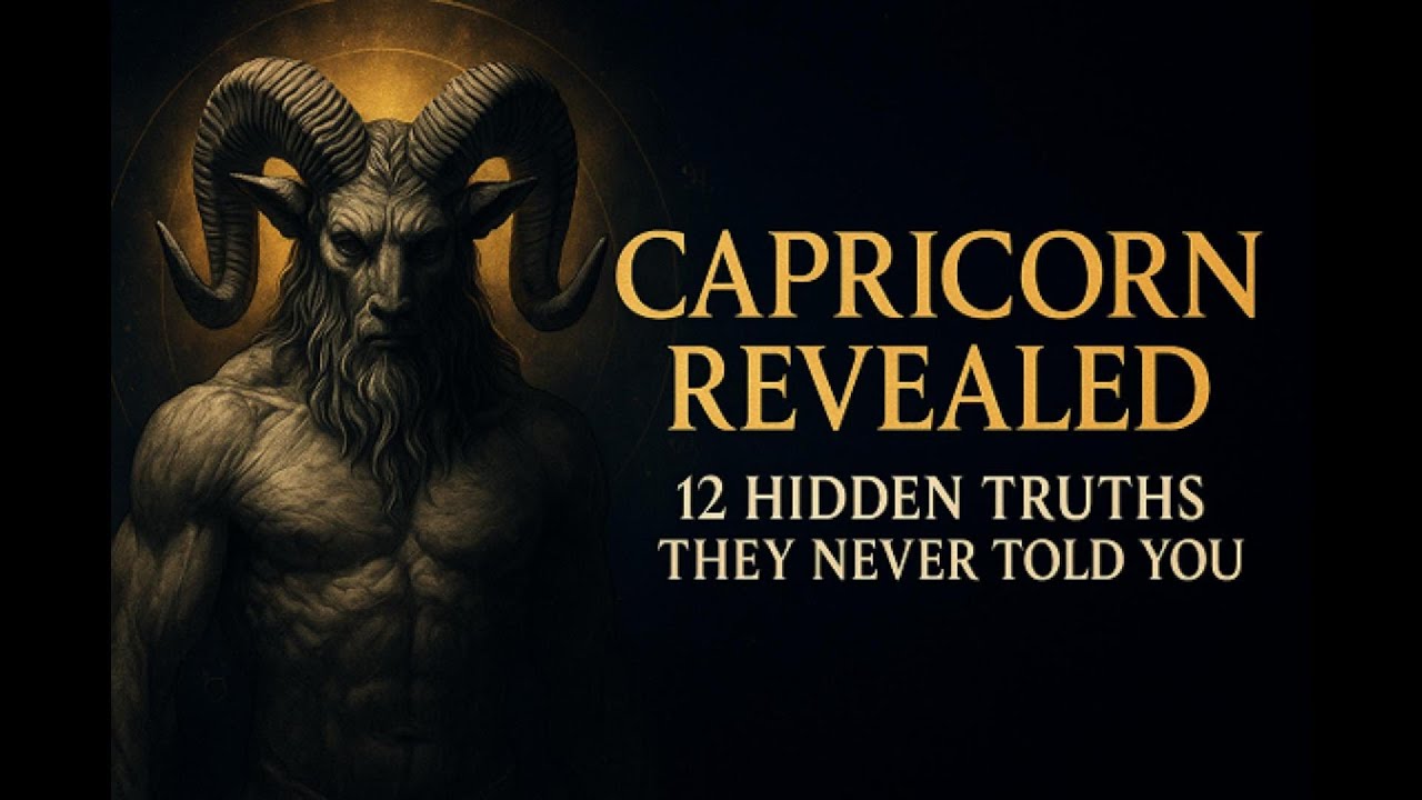 Capricorn Revealed 12 Hidden Truths You Never Realized ♑ Zodiac Secrets ...