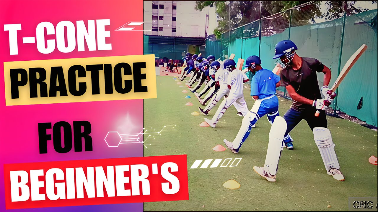Batting practice for beginners | t cone practice drill | Cricket # ...