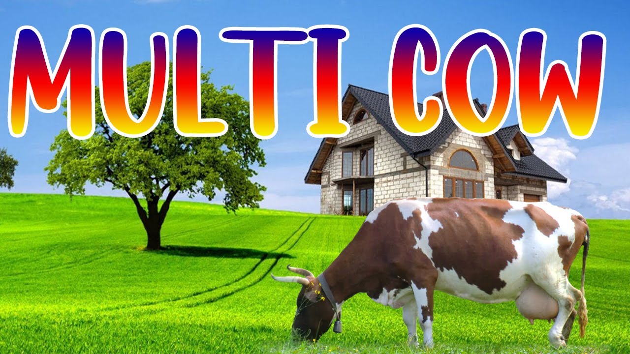 Animated Cow 3D Model | The Multi Cow | Dance Competition | #my3dstudio ...