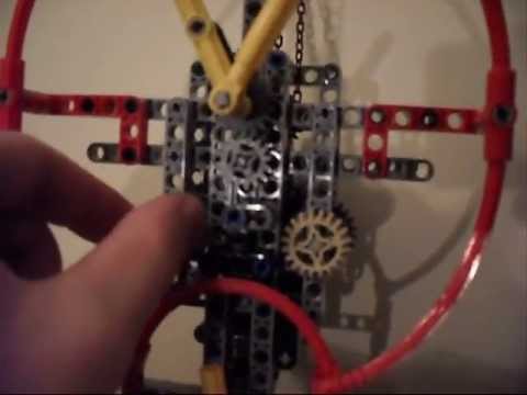 Lego technic clock by Jaco4 - YouTube