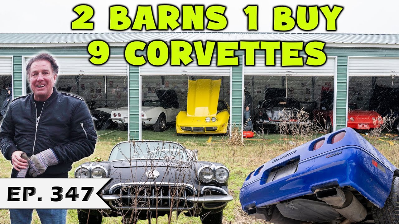 Coffee Walk | Double Barn Find: 9 Vintage Corvettes in South Texas ...
