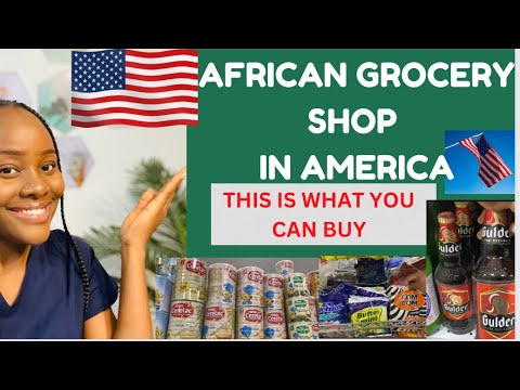 AN AFRICAN GROCERY SHOP IN AMERICA 🇺🇸- THIS IS WHAT YOU CAN BUY HERE ...