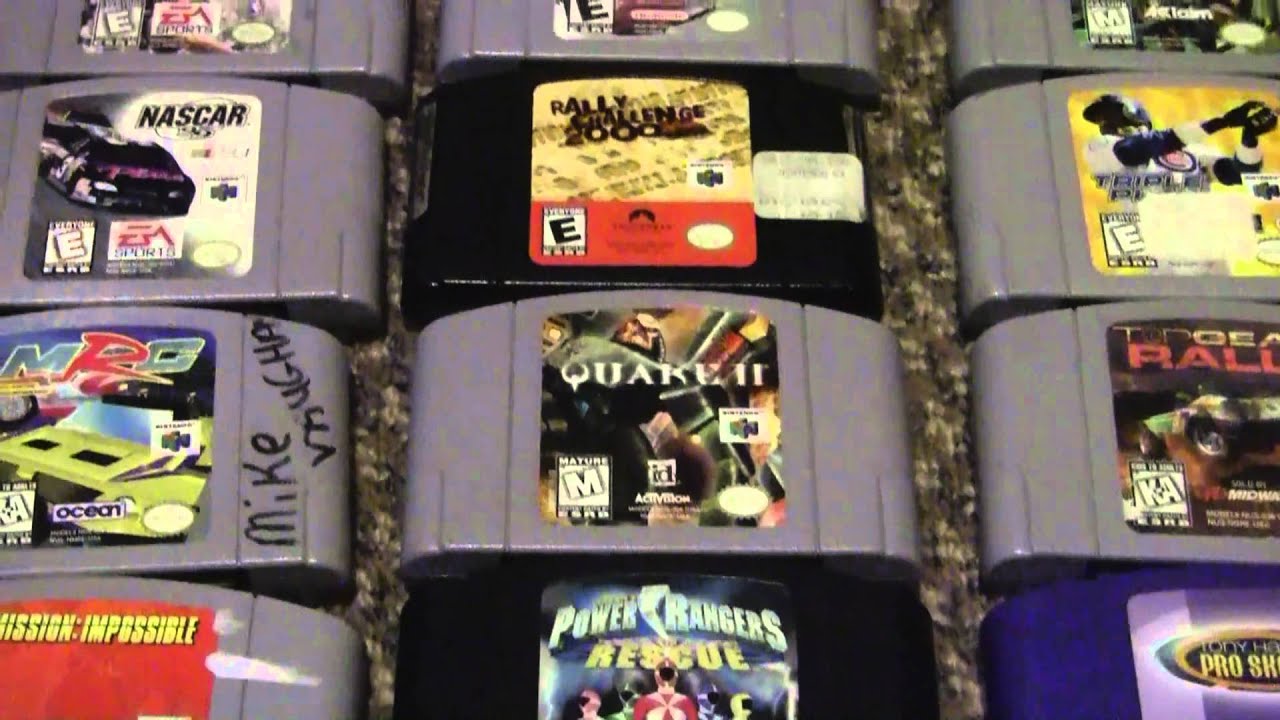 My nintendo 64 Collection - YouTube