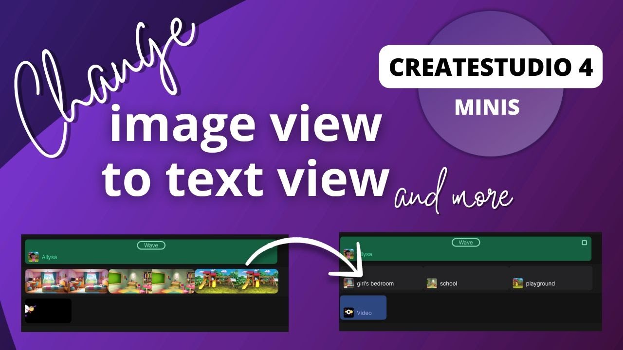 CreateStudio: Change View of Timeline Assets (by image or text label ...