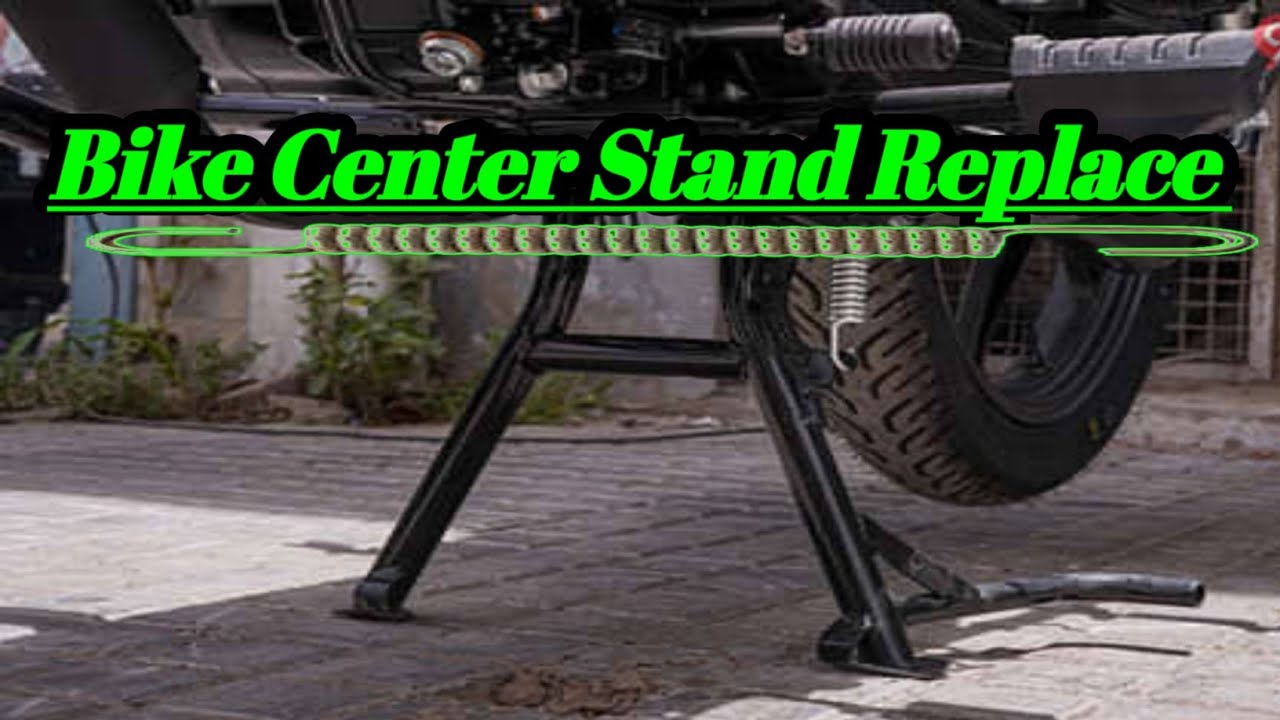 Bike Center Stand Replace | Bike ka main stand kese fiting kare - YouTube