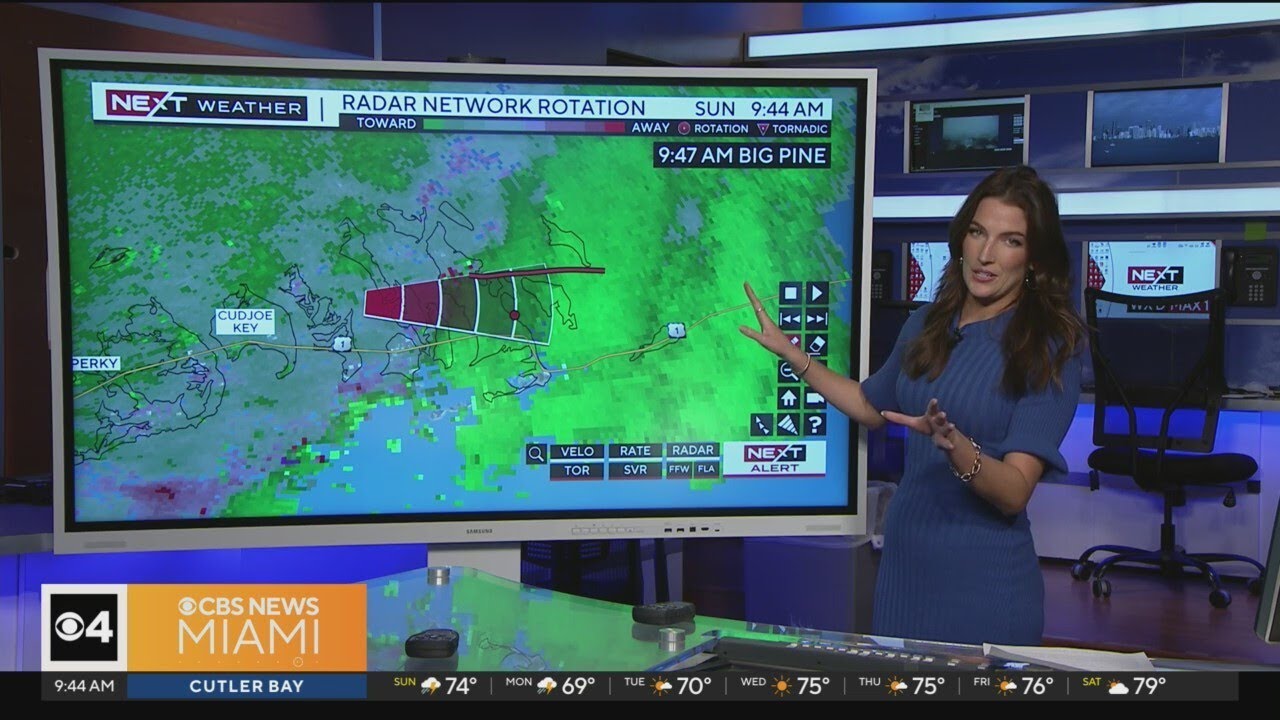 NEXT Weather Alert: Tornado watch in effect for South Florida - YouTube