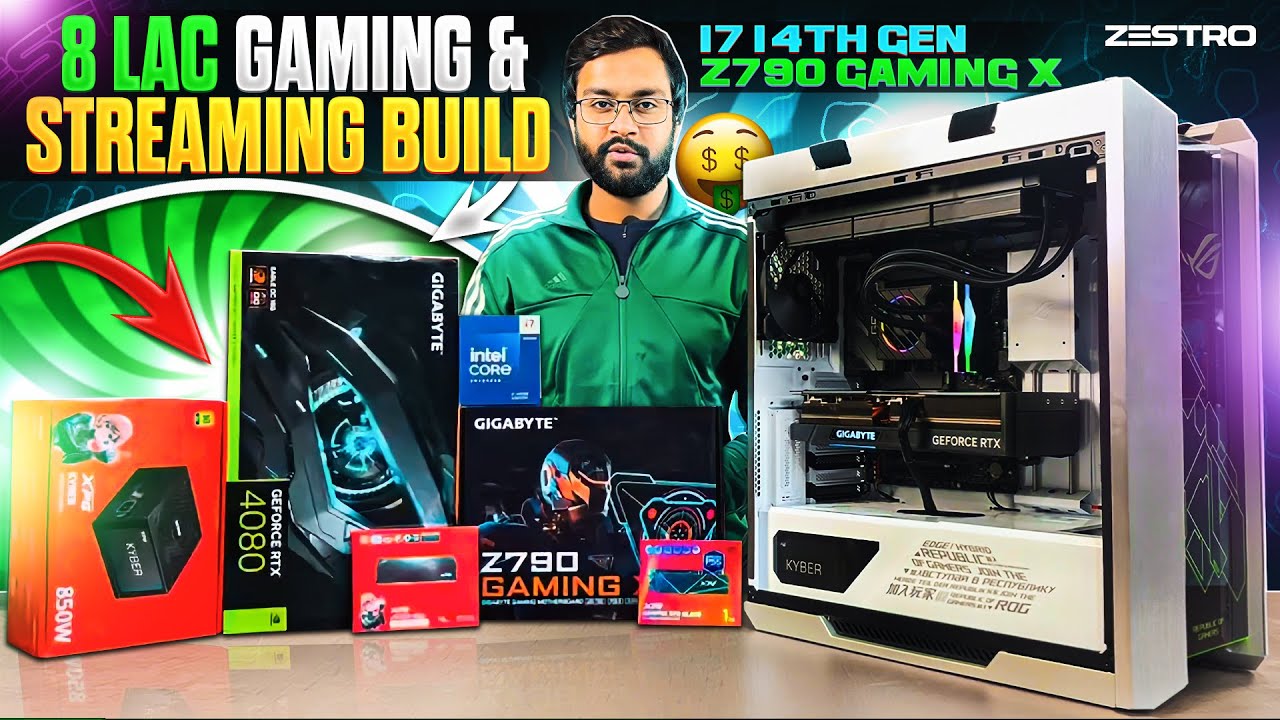 8 LAC Gaming PC Build Ft. Core i7 14700k & RTX 4080 #zestrogaming # ...