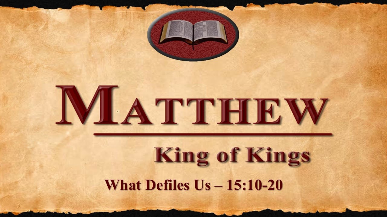 66 What Defiles Us - YouTube