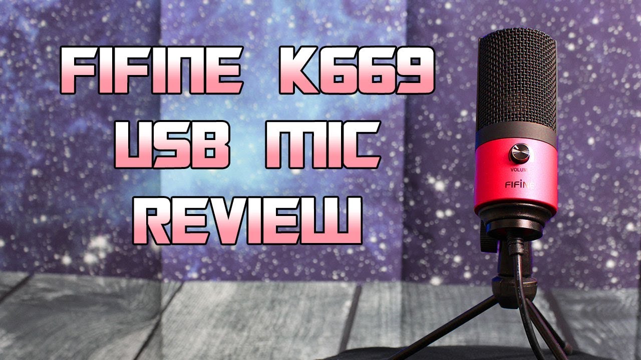 FiFine K669 USB Microphone for YouTube Unboxing and Review - YouTube
