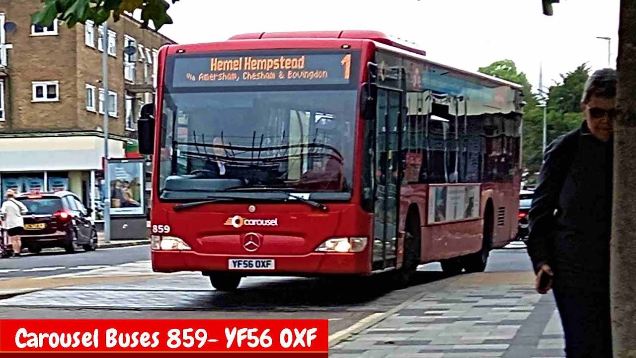 Carousel Buses Mercedes O530 Citaro 859 (YF56 OXF)- Route 1 - YouTube