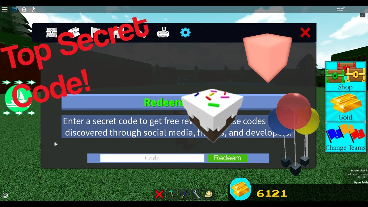 New Code In Build a Boat (TOP SECRET) - YouTube