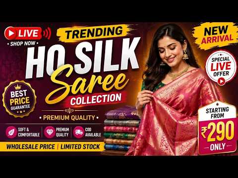 HO silk new saree collection | megha designer saree collection