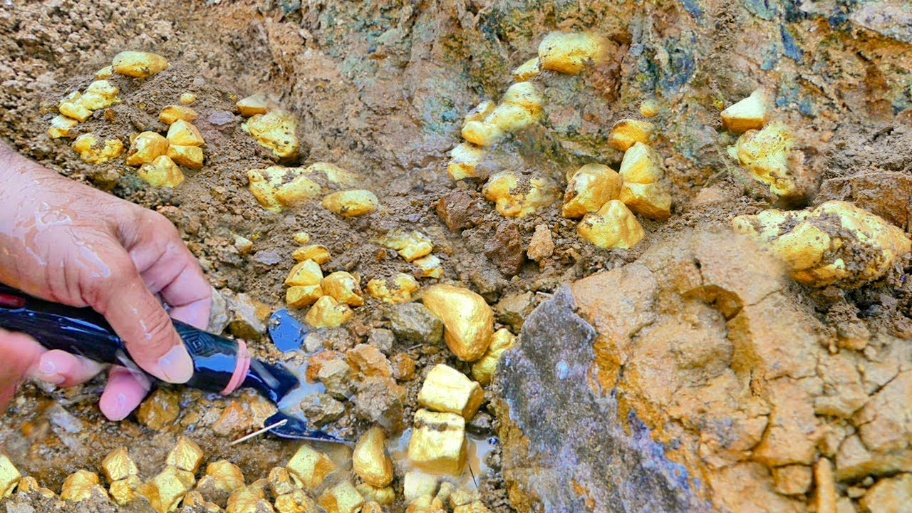 Treasure Hunt! Find and dig up Gold Nuggets and Miscellaneous Treasures ...