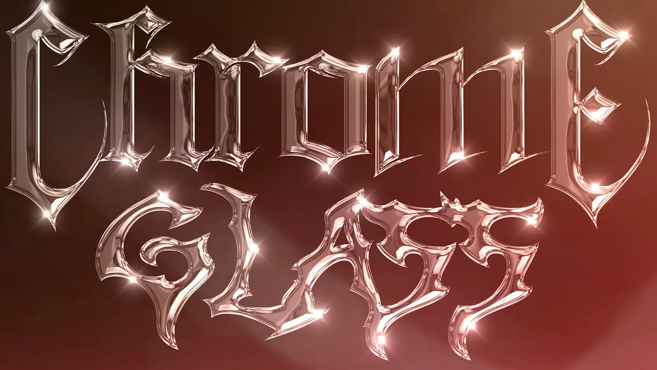 Metallic Glass Chrome Photoshop Text Effect - YouTube