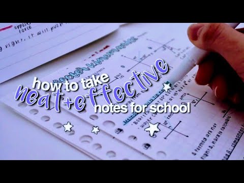 Ultimate guide to beautiful and effective notes ! 📚 How I take notes ...