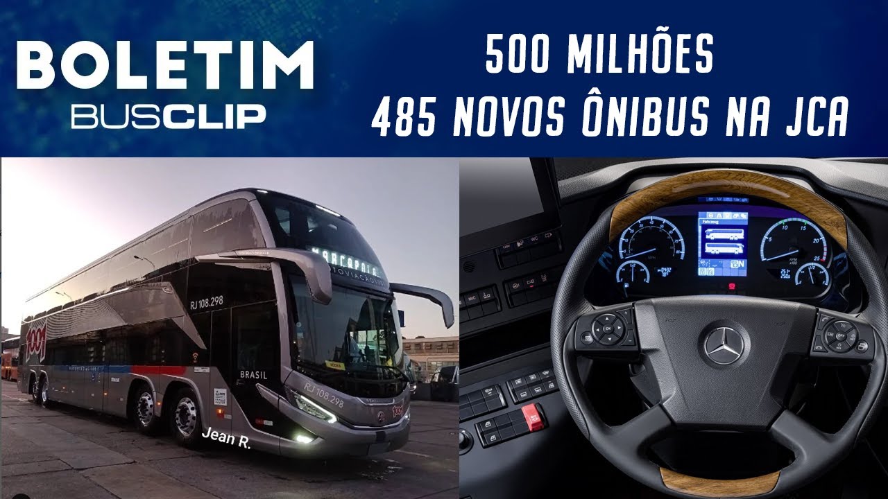 GRUPO JCA: R$ 500 MILHÕES EM 485 ONIBUS MARCOPOLO E MERCEDES BENZ - 1001 - COMETA - CATARINENSE ...