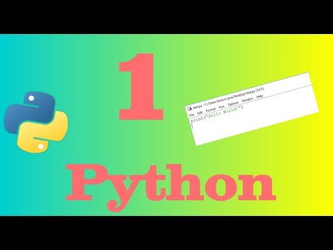 Python cursus / tutorial Nederlands | 1# | Installeren en Printen - YouTube