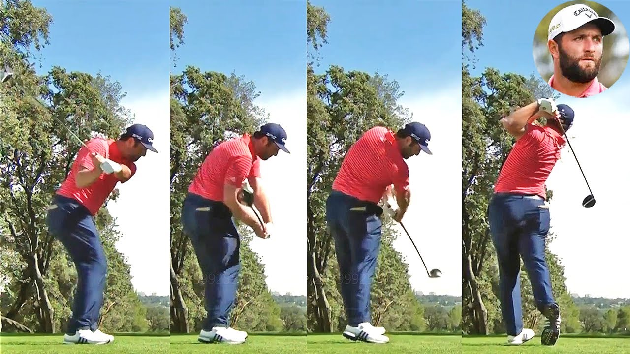 ジョン・ラーム Jon Rahm プロゴルファー DRIVER SHOT SLOW MOTION !!! - YouTube