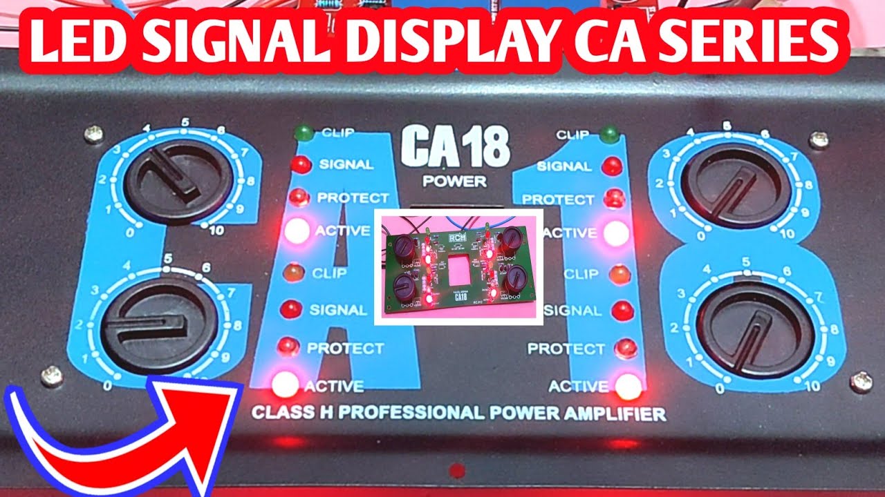 Cara Pasang Led Signal Panel Depan CA Series Pasang Led Signal CA 18 ...
