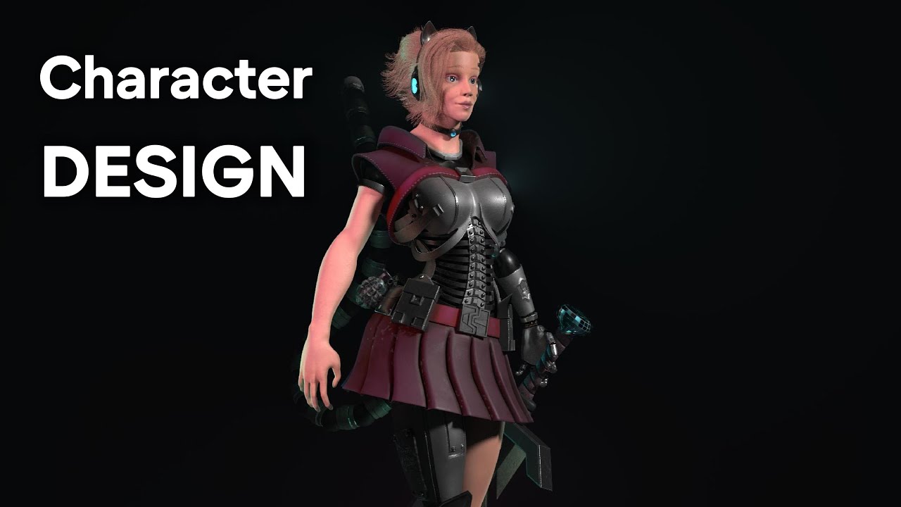 Character design Turntable - YouTube