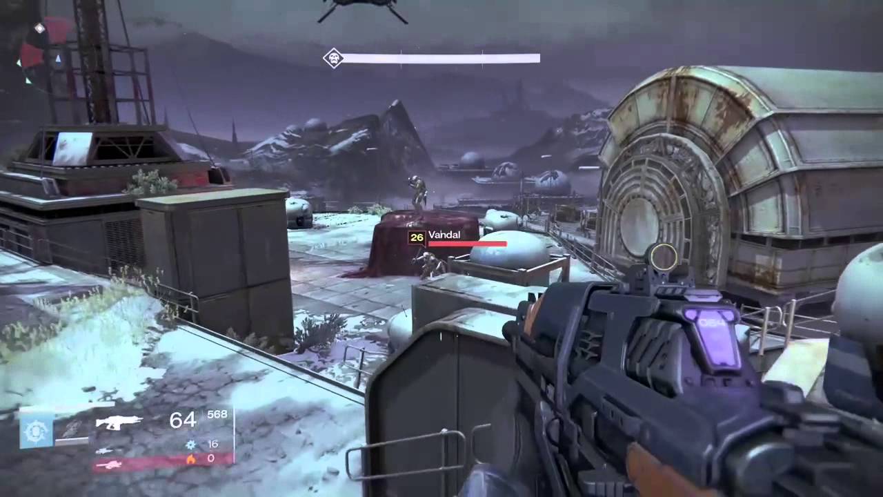 Destiny drop ship crashing - YouTube
