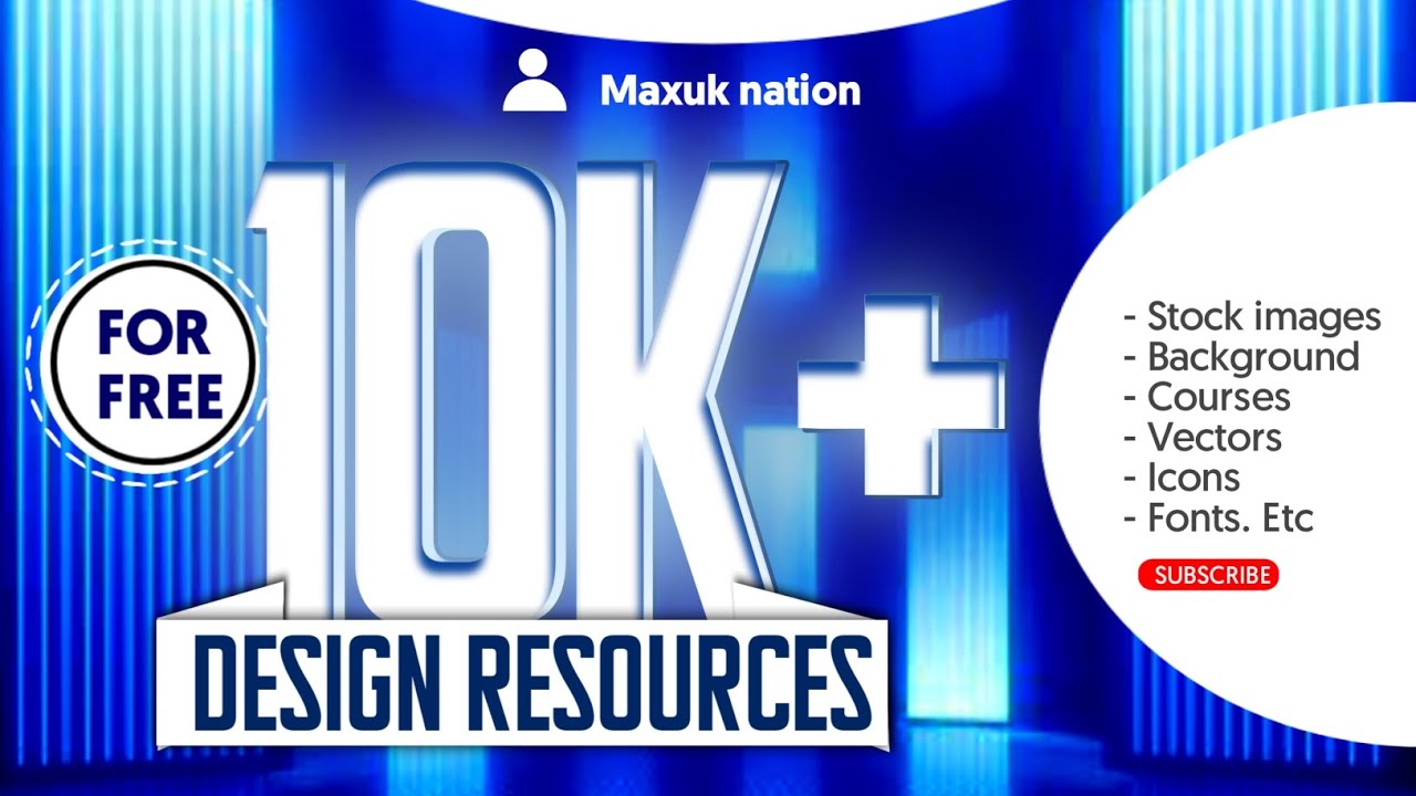 Get 10k+ Design Resources for free - YouTube
